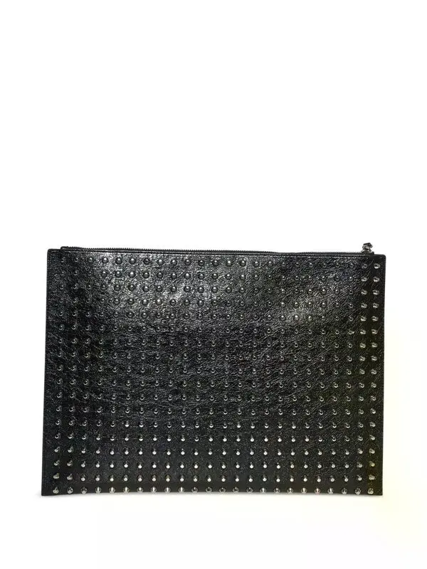 John Richmond Studded Clutch Bag