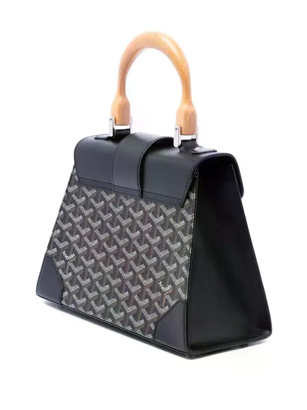 Goyard 2017 Goyardine Saigon Structured Pm Satchel