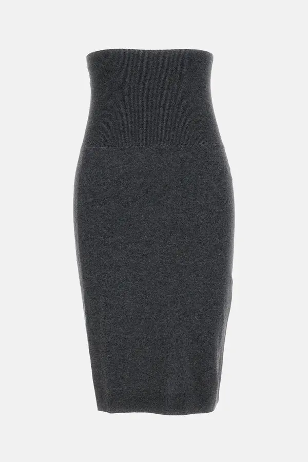 Stella McCartney Wool-knit Tube Dress - Grigio
