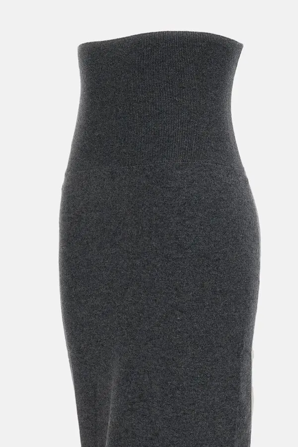 Stella McCartney Wool-knit Tube Dress - Grigio