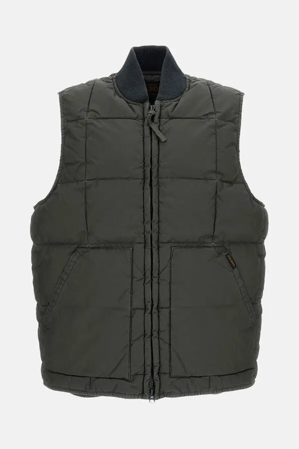 Filson Heritage Cotton Padded Gilet - Verde