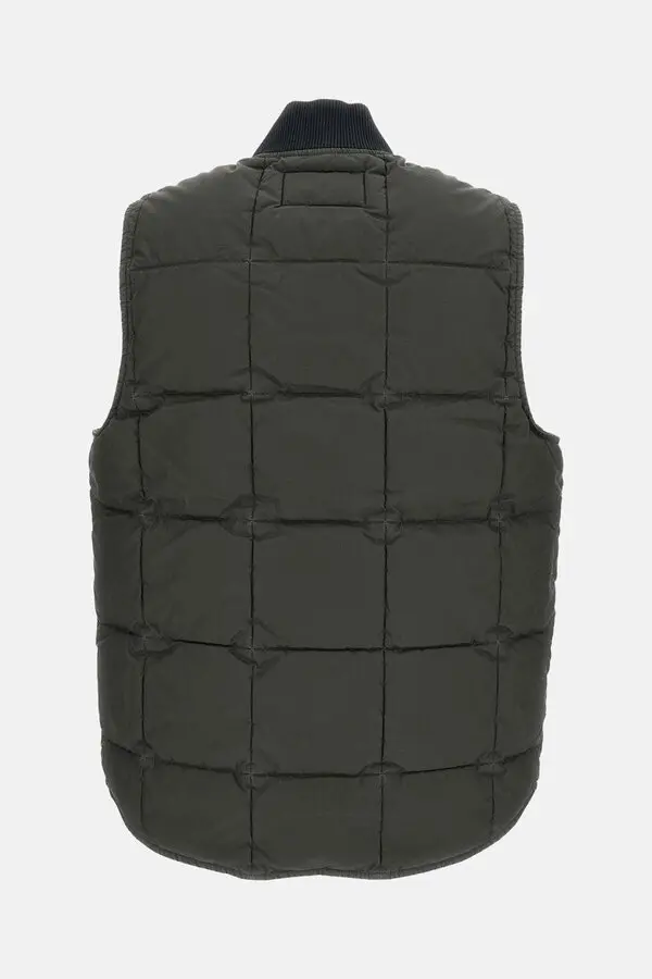 Filson Heritage Cotton Padded Gilet - Verde