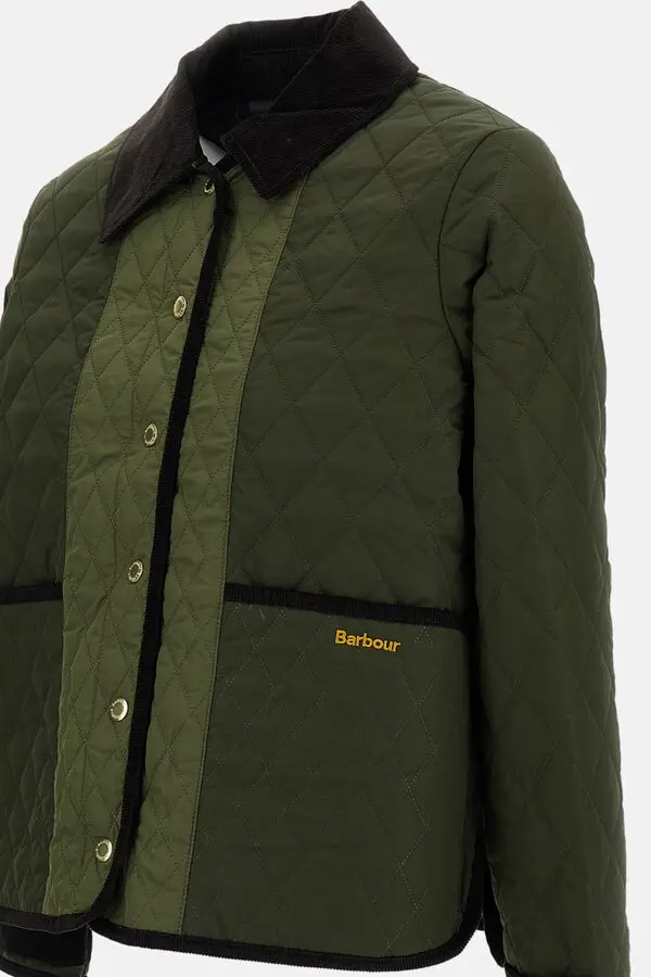 Barbour Ainsdale Quilted Patchwork Jacket - Green