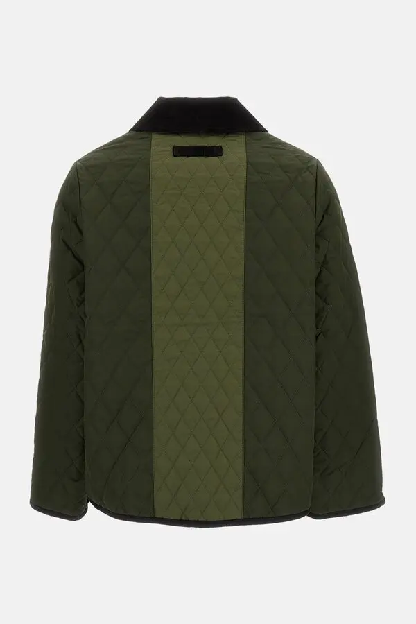 Barbour Ainsdale Quilted Patchwork Jacket - Verde