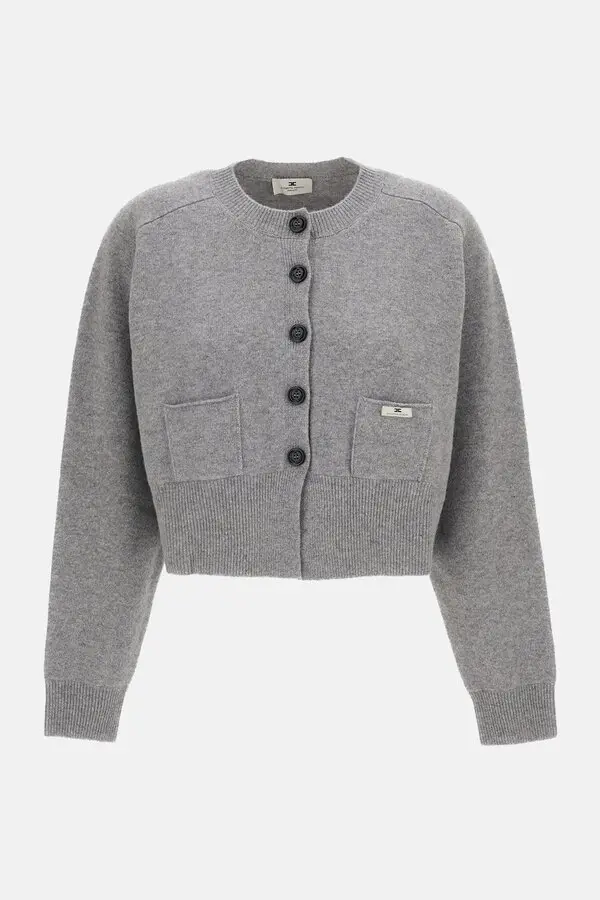 Elisabetta Franchi Cardigan Corto Con Bottoni