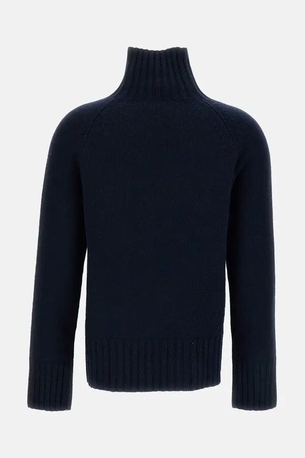 Max Mara Maglia Boxy Dolcevita In Lana E Cashmere