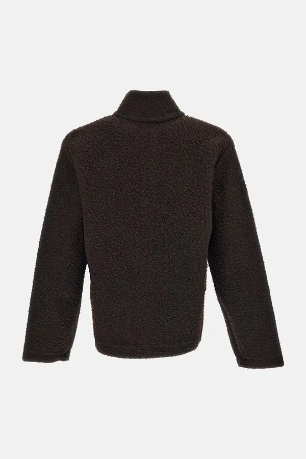 Moncler Felpa A Collo Alto Con Logo