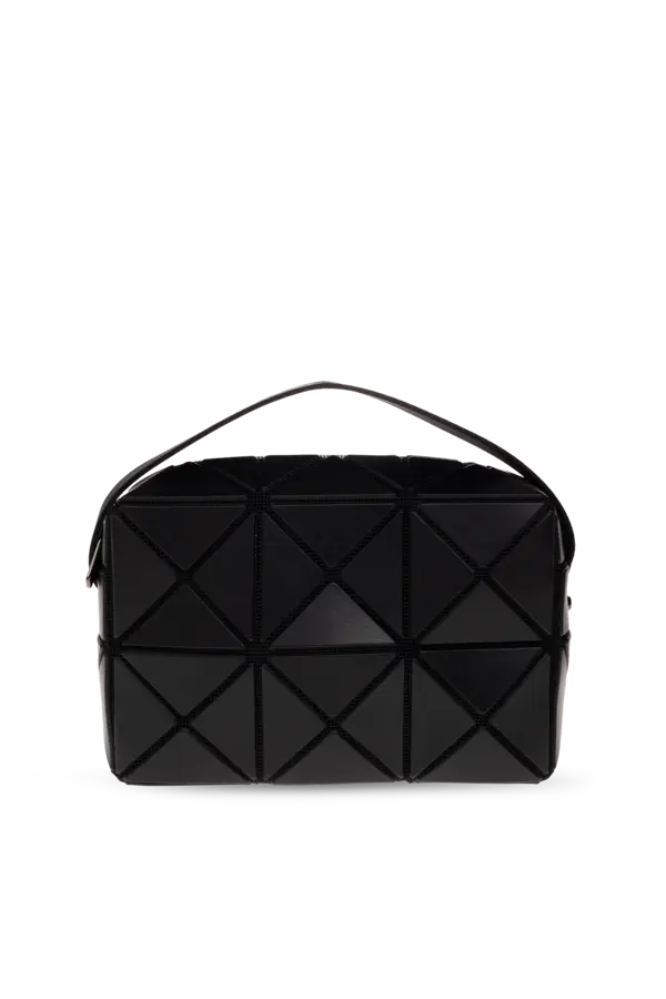 Issey Miyake Geometric Paneled Top Handle Bag - Black