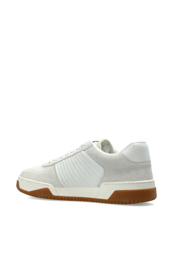 Valentino Garavani Leather And Suede Lace-up Sneakers