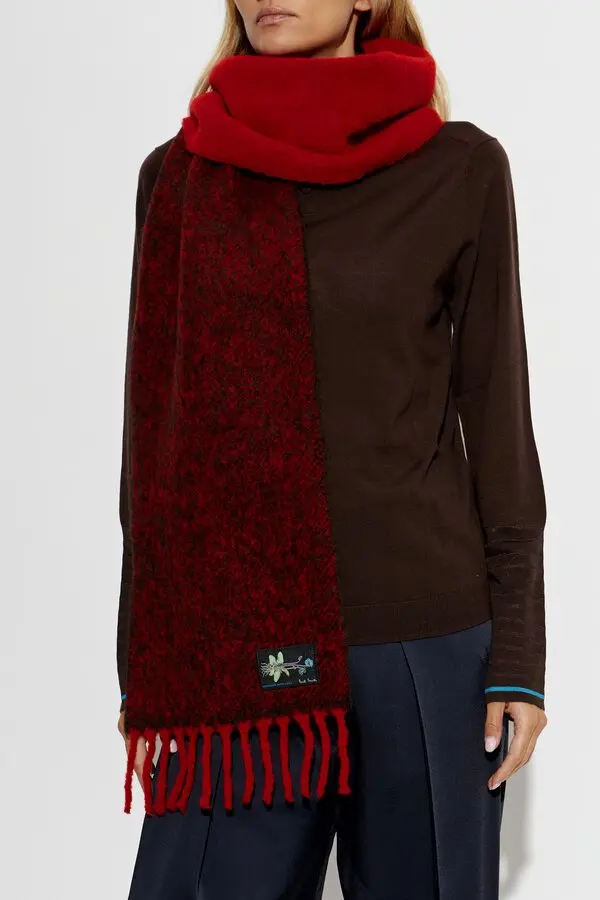 Paul Smith Scarf With Sewn-in Logo