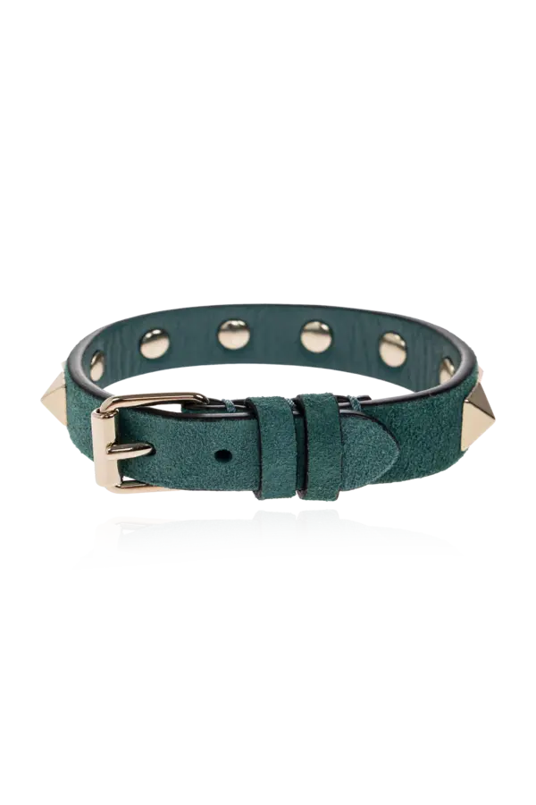 Valentino Garavani Suede Bracelet With Studs