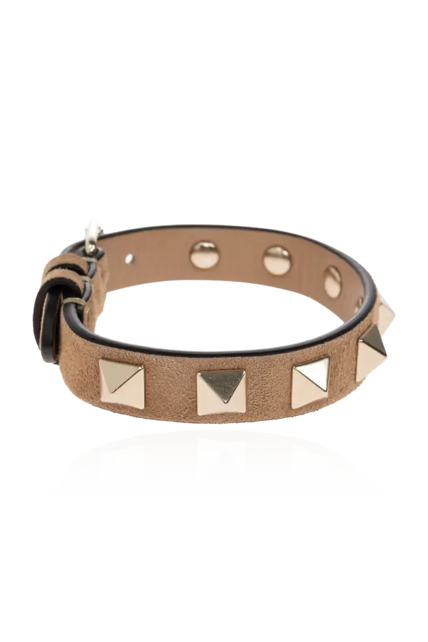 Valentino Garavani Suede Bracelet With Studs
