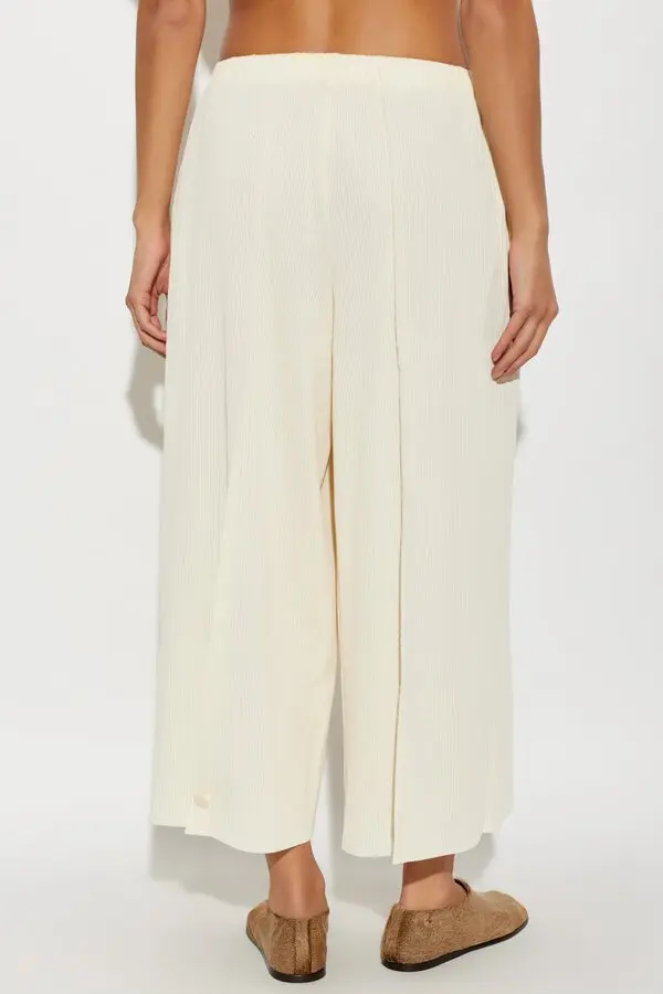 Issey Miyake Wide-leg Pleated Trousers