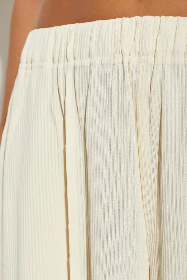 Issey Miyake Wide-leg Pleated Trousers