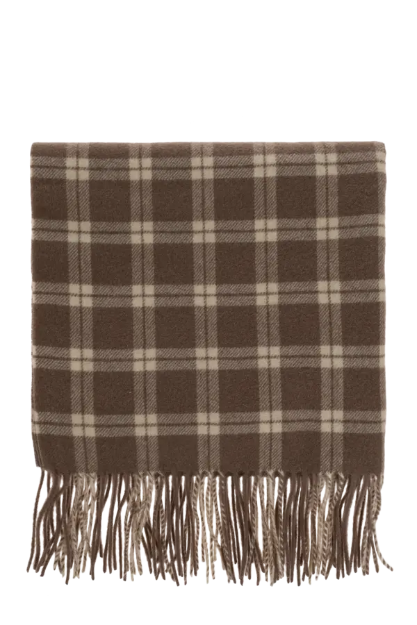 BY MALENE BIRGER Wool Scarf 'aurora - Brown