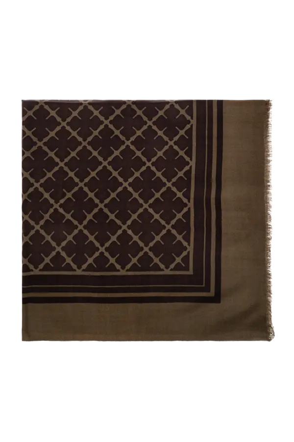 BY MALENE BIRGER Woolen Scarf 'cornelis - Brown