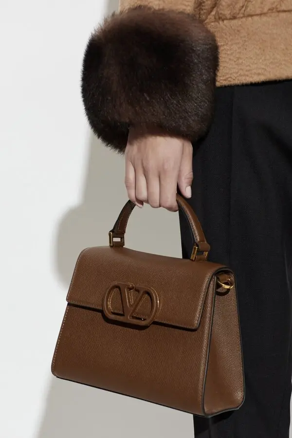 Valentino Garavani Leather Bag With Logo
