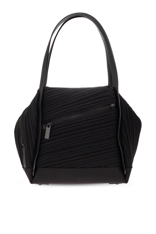 Issey Miyake Pleated Bag - Black