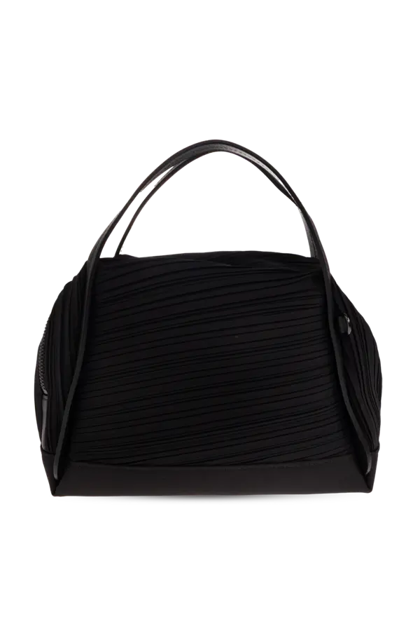 Issey Miyake Textured Pleated Handheld Bag