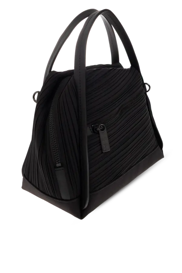 Issey Miyake Textured Pleated Handheld Bag