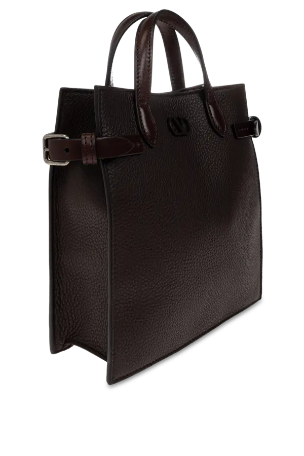 Valentino Garavani Leather Bag With Logo