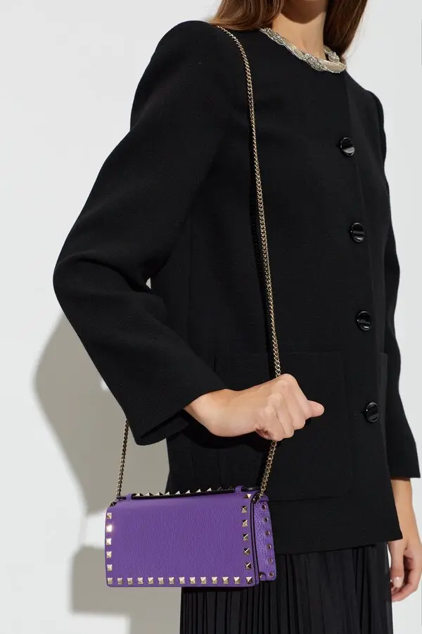 Valentino Garavani Leather Bag With Studs