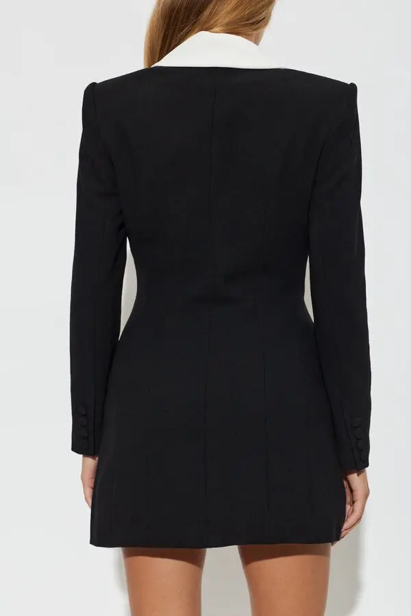 SELF-PORTRAIT Wool Dress With Decorative Buttons