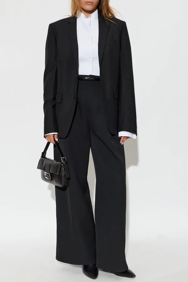 TOM FORD Striped Cotton Shirt With Contrasting Panel