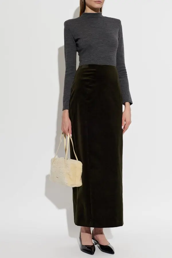 JIL SANDER Leather Wedge Shoes