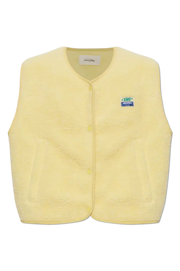 American Vintage Oversized Vest - Yellow