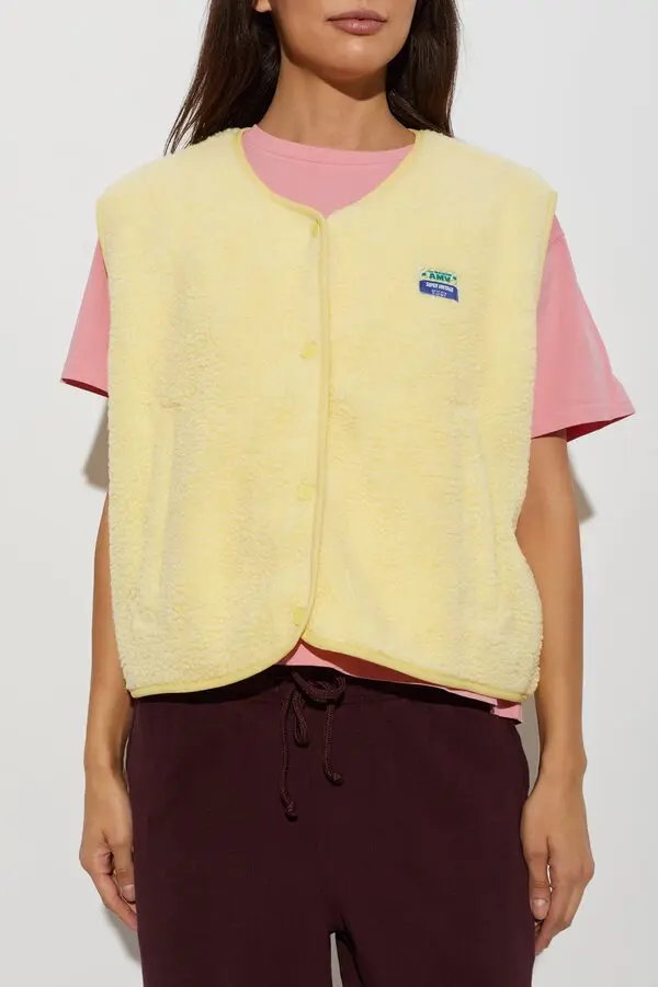 American Vintage Oversized Vest - Yellow