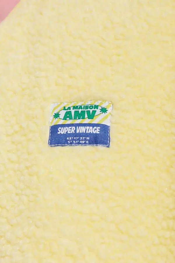 American Vintage Oversized Vest - Yellow