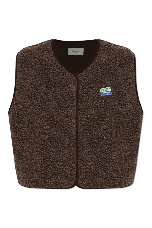 American Vintage Oversized Vest - Brown