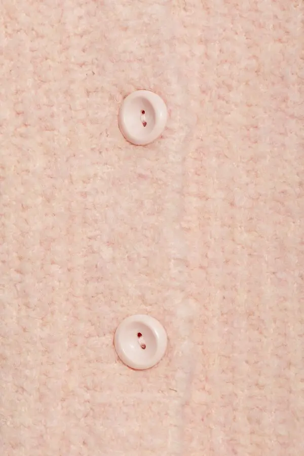 American Vintage Sleeveless V-neck Knit Vest - Pink