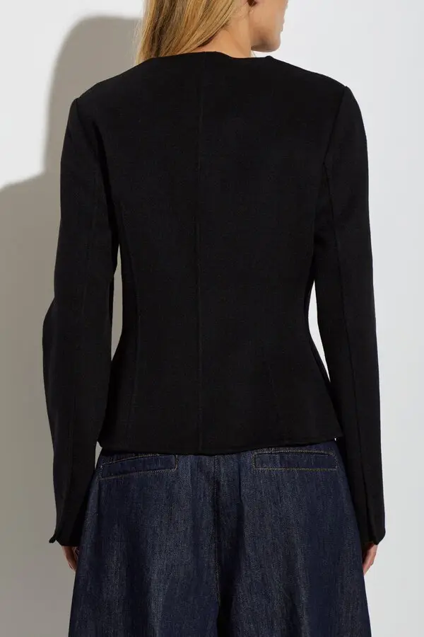 ARMA Lorena' Wool Jacket With Hammered Gold Buttons