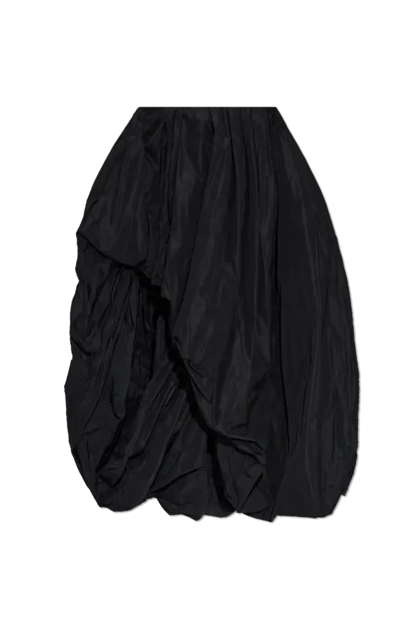 JIL SANDER Asymmetrical Skirt - Black