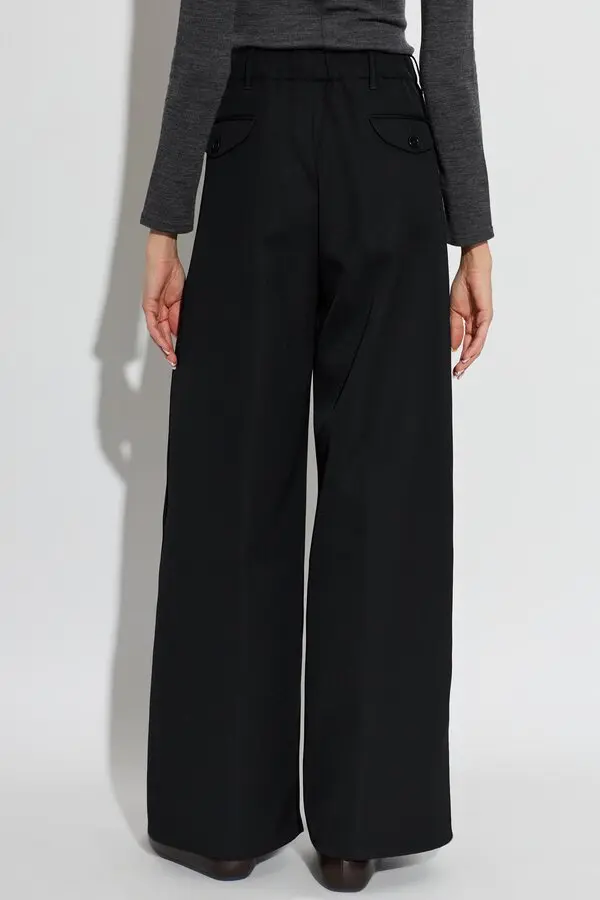 JIL SANDER Wool Gabardine Trousers