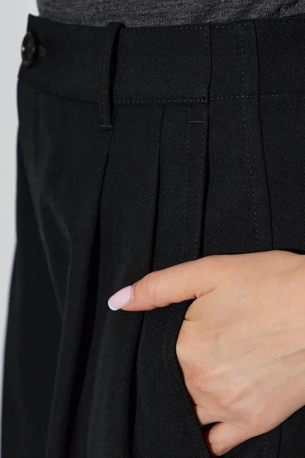 JIL SANDER Wool Gabardine Trousers
