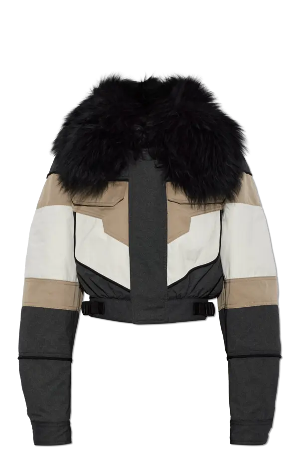 Dsquared2 Jacket Made Of Mixed Materials - Multicolour