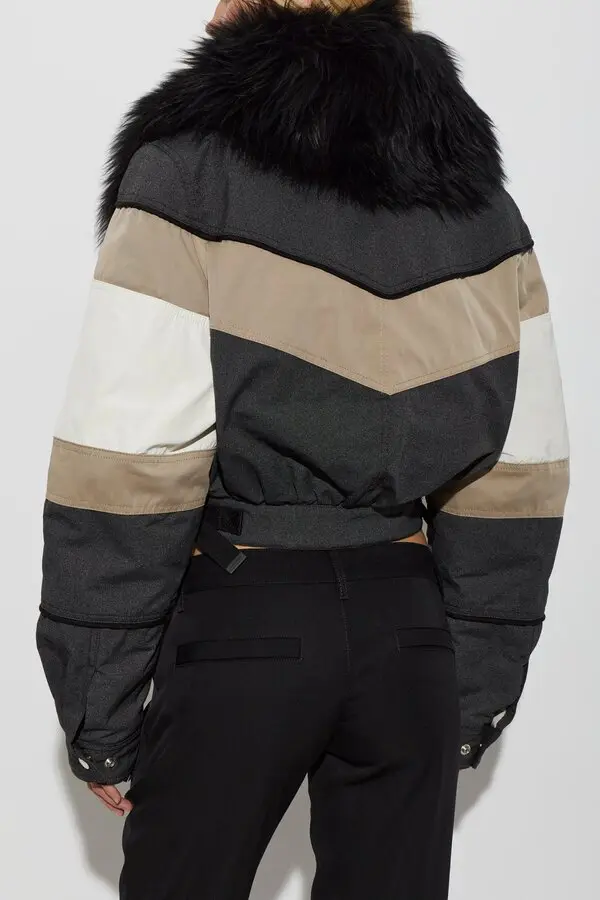 Dsquared2 Jacket Made Of Mixed Materials