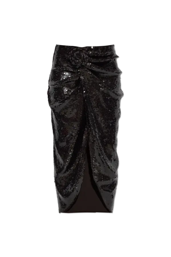 ROTATE BY BIRGER CHRISTENSEN Sequin Skirt - Brown