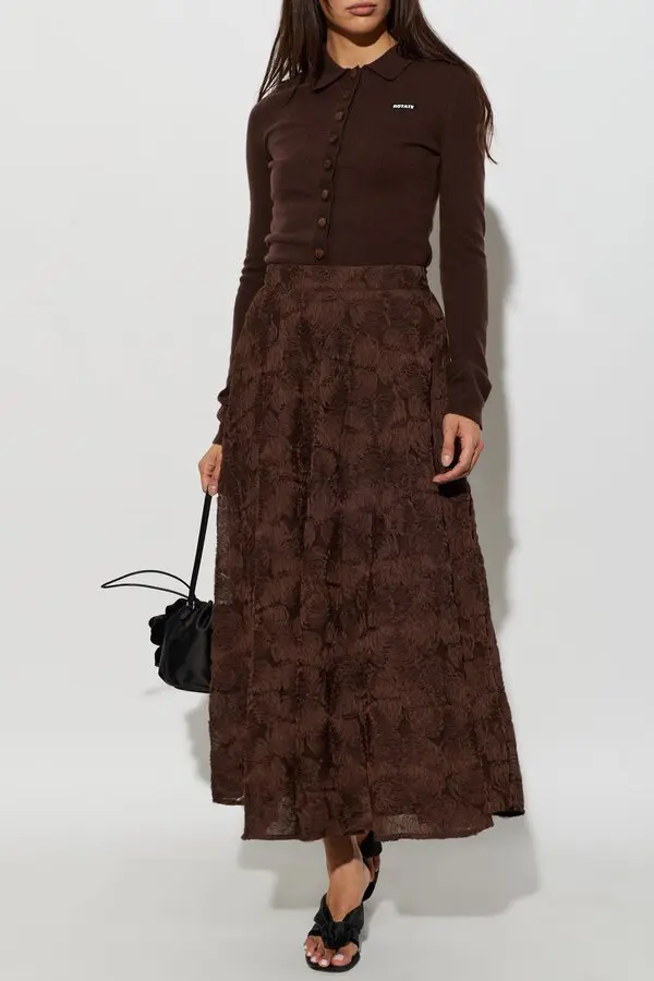 ROTATE BY BIRGER CHRISTENSEN Floral Skirt