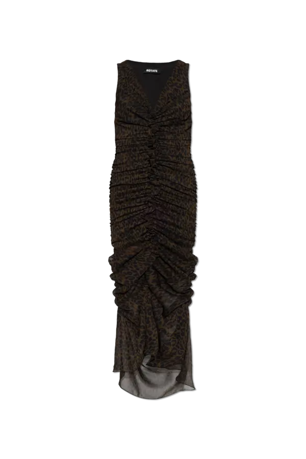 ROTATE BY BIRGER CHRISTENSEN Animal Print Dress