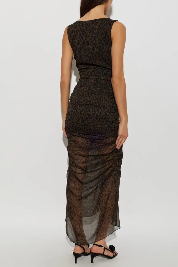 ROTATE BY BIRGER CHRISTENSEN Animal Print Dress