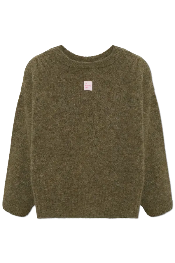 American Vintage Sweater With Patch - Green