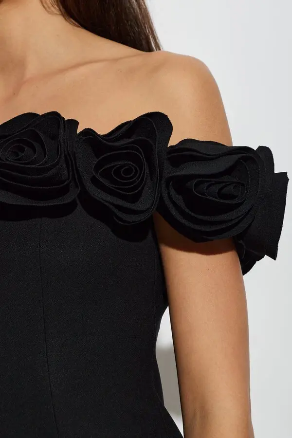 ROTATE BY BIRGER CHRISTENSEN Off-shoulder Dress