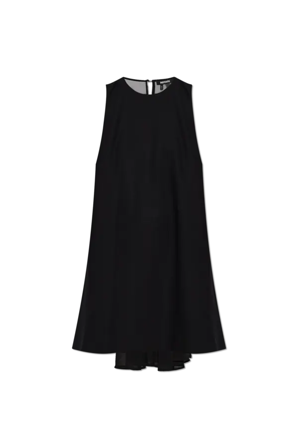 ROTATE BY BIRGER CHRISTENSEN Dress With A Decorative Back - Black