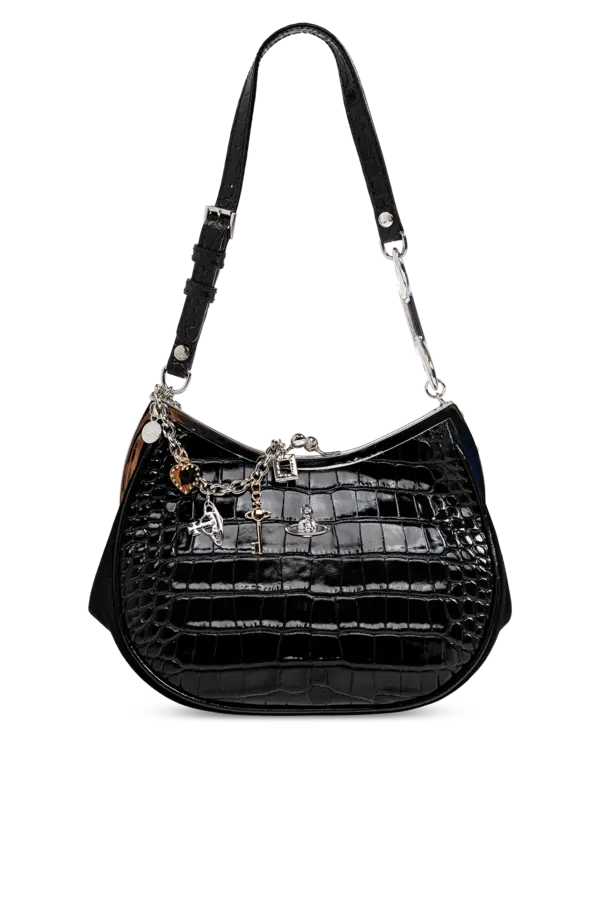 VIVIENNE WESTWOOD Charm Frame’ Bag - Black