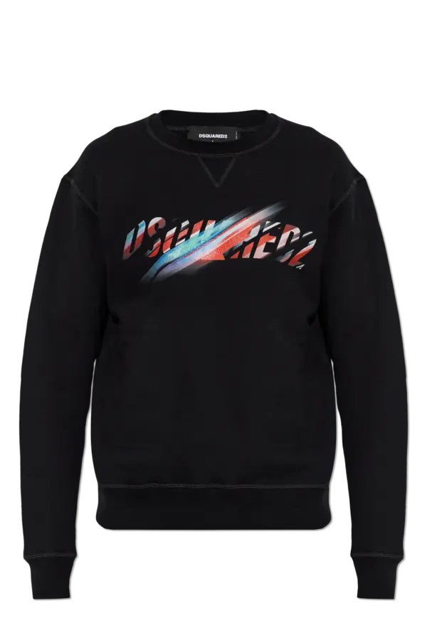 Dsquared2 Crewneck Sweatshirt With Logo Print