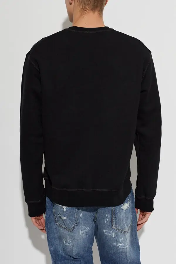 Dsquared2 Crewneck Sweatshirt With Logo Print